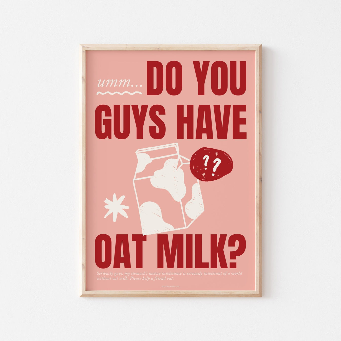 Oat Milk Art Print – Posterami