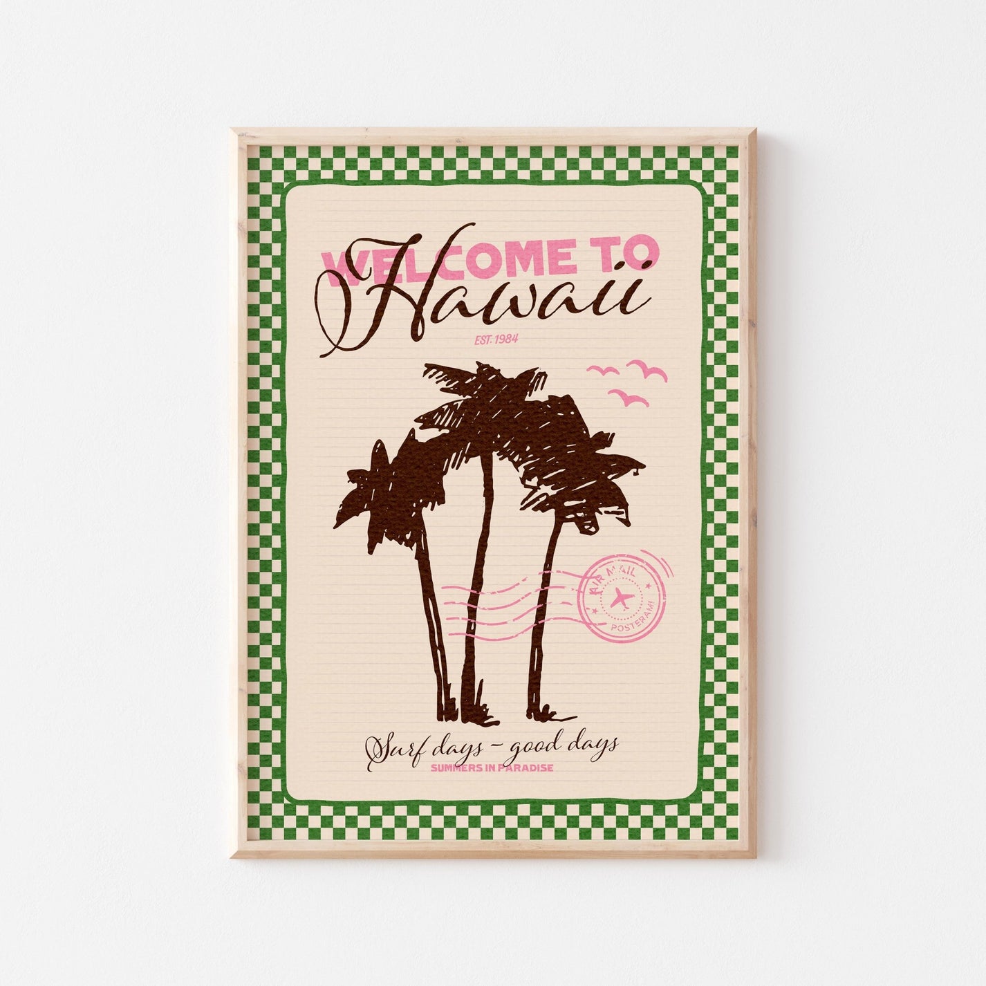 Welcome To Hawaii Art Print – Posterami