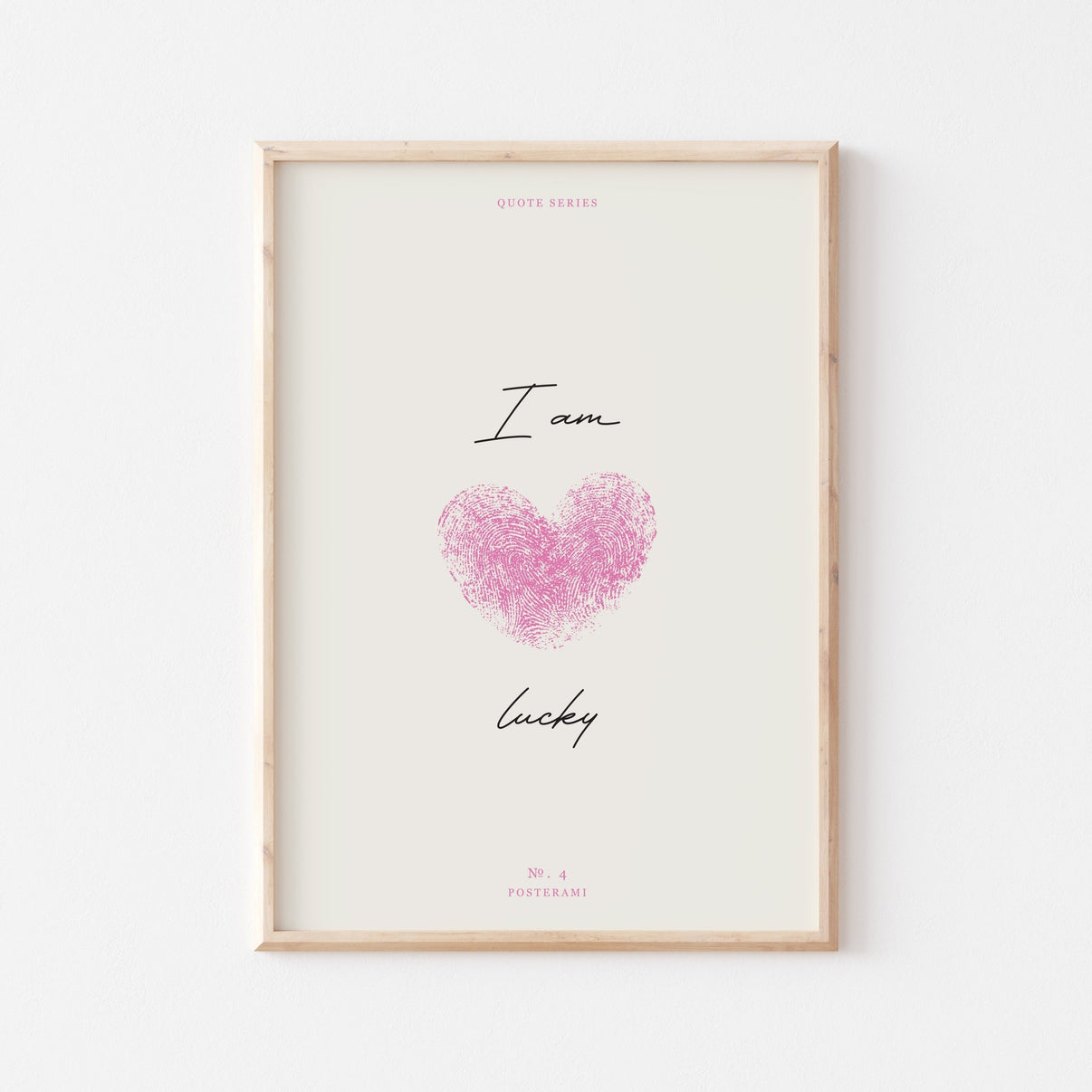 I Am Lucky Art Print – Posterami