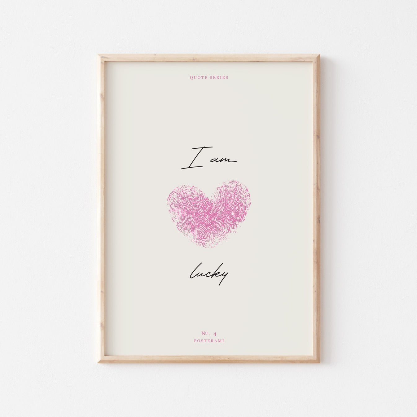 I Am Lucky Art Print – Posterami